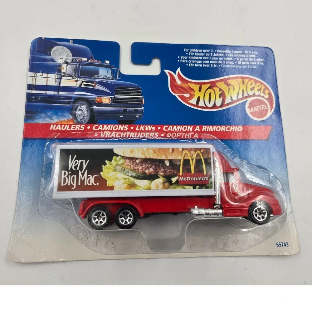 Hot Wheels | Toys | Hot Wheels Haulers Mcdonalds Very Big Mac Semi ...